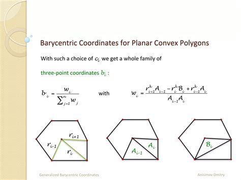 Generalized Barycentric Coordinates Pdf