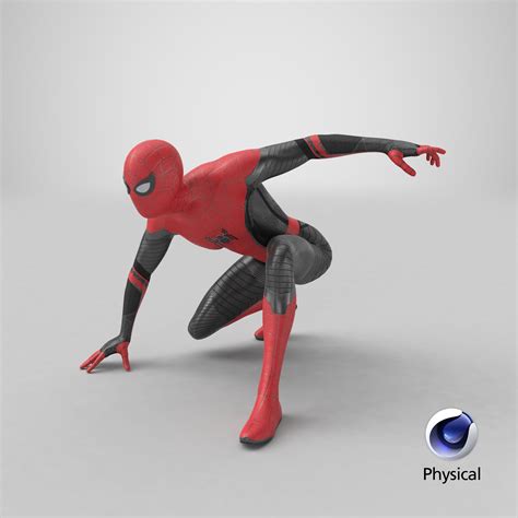 Spider Man Ready Pose 3d Model 159 3ds Blend C4d Fbx Max Ma