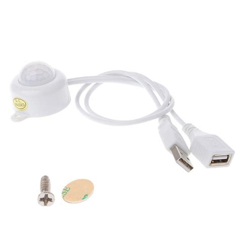 V Motion Sensor Mini Adjustable Usb Pir Motion Detector Energy Saving Light Switch Ivsled Com