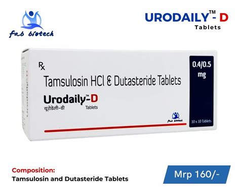 Tamsulosin Dutasteride Tablets Dutas T Tablet Latest Price