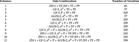 Classification Schemes With The Combination Of Different Feature
