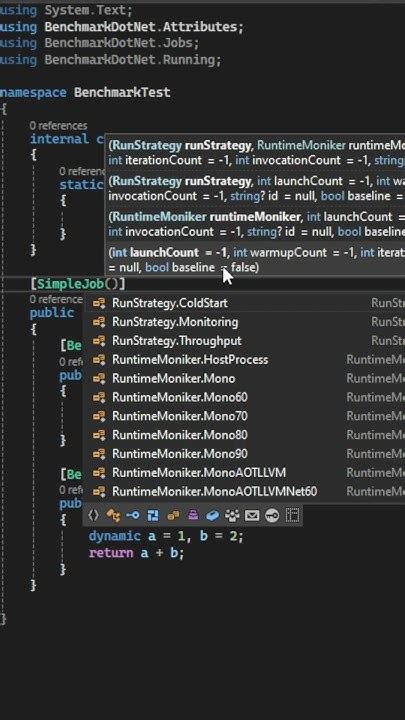C Performance Optimization Dynamic Keyword Benchmark Csharp