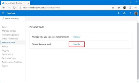 How To Set Up Onedrive Personal Vault Storage On Windows 10 Windows Central