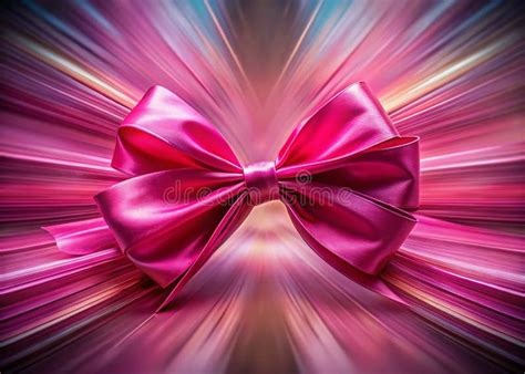 Stunning Pink Bow In Motion A Long Exposure Photography Masterpiece