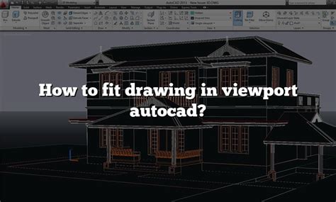 How To Fit Drawing In Viewport Autocad Caddikt