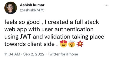 Ashish Kumar On Linkedin Using Mern Stack From Scratch 😵
