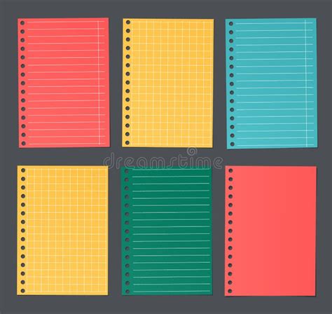 Lined Paper Red Margin Stock Illustrations 119 Lined Paper Red Margin