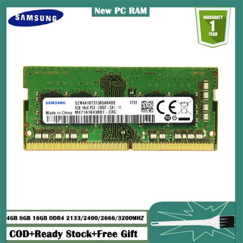 Ram Ddr4 16gb 8gb 4gb 2133 2400 2666mhz 3200 Mhz 260 Pin 12v Sodimm