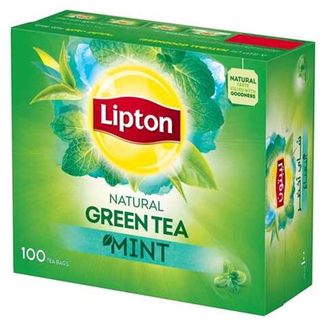 Buy Lipton Green Tea Mint Teabags Online Shop Beverages On Carrefour Lebanon