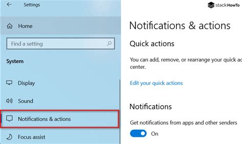 How To Turn Off Notifications In Windows StackHowTo