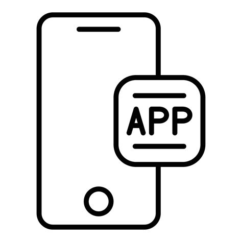 Mobile App Icon Style 12866513 Vector Art At Vecteezy