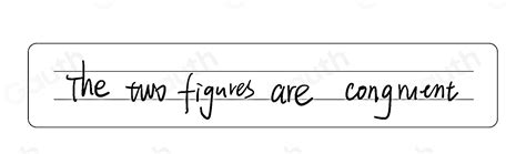 solved determine if the two figures are congruent and explain your