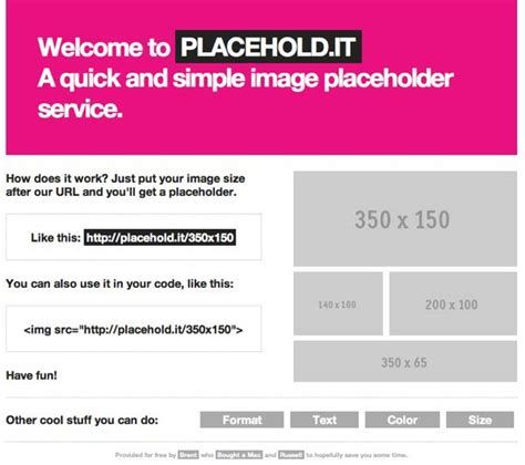 The Top Placeholder Services For Web Designers