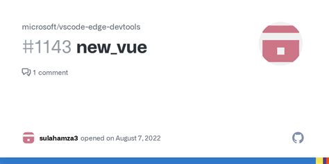 Newvue · Issue 1143 · Microsoftvscode Edge Devtools · Github