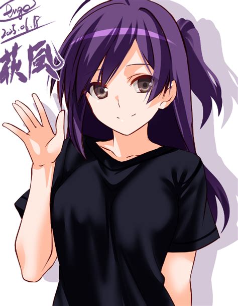 Engo Aquawatery Hagikaze Kancolle Kantai Collection 1girl Alternate Costume Artist Name