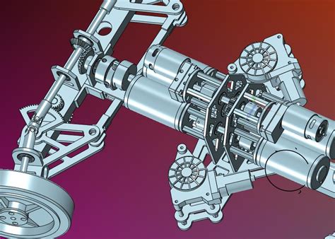 电动车遥控汽车4驱底盘转向系统step模型图纸下载 懒石网 电动车遥控汽车4驱底盘转向系统step模型图纸下载 懒石网