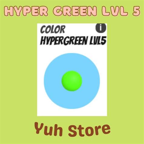 Hyper Green Lvl5 Jailbreak Game Items Gameflip
