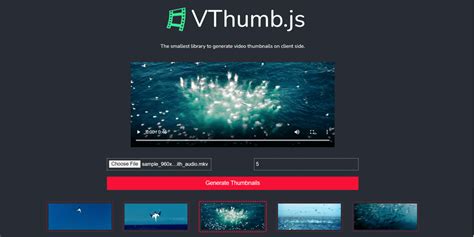 Generate Video Thumbnails In Reactjs An Open Source Thumbnail Library