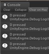 Simple GetKeyDown Call Not Working Unity Engine Unity Discussions