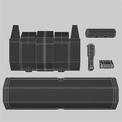 공상 과학 조명 3d 모델 29 Max Fbx Unknown Free3d
