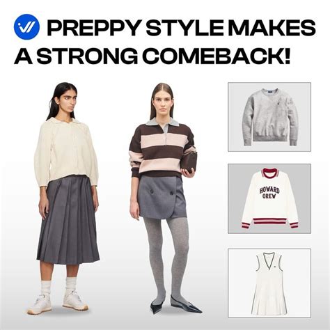 Preppy Aesthetics Make A Comeback💼💫 The Preppy Aesthetic Once