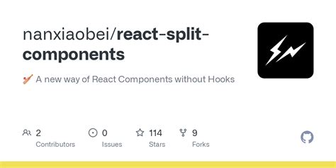 Github Nanxiaobei React Split Components A New Way Of React Components Without Hooks