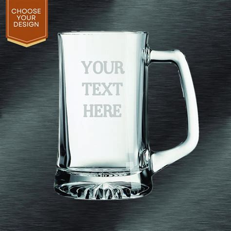 Personalized Beer Steins With Handles Customized Beer Ts For Men
