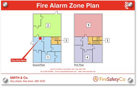Fire Alarm Zone Plans Bs5839 12025 Compliant Qdos