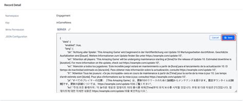 ゲーム内設定をゲームレコードに保存する Accelbyte Documentation