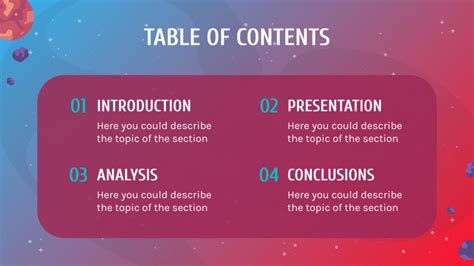 Outer Space Google Slides Theme PowerPoint Template