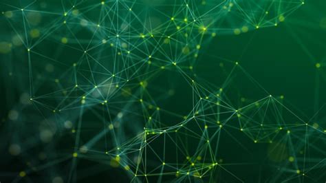 Premium Photo Visualization Of Big Data The Concept Of Network Connectivity Abstract Green