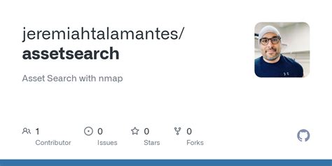 Github Jeremiahtalamantesassetsearch Asset Search With Nmap