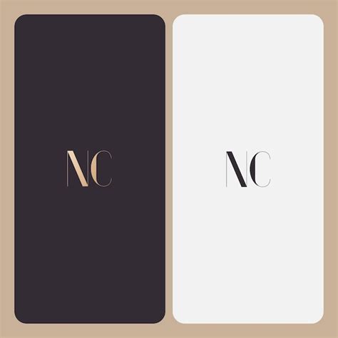 Premium Vector Nc Logo Design Vector Image