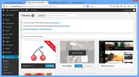 Wordpress How To Update Cherry Framework 3x And Cherry Plugin
