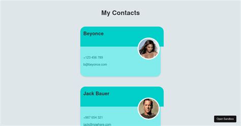 React Props Practice Forked Codesandbox