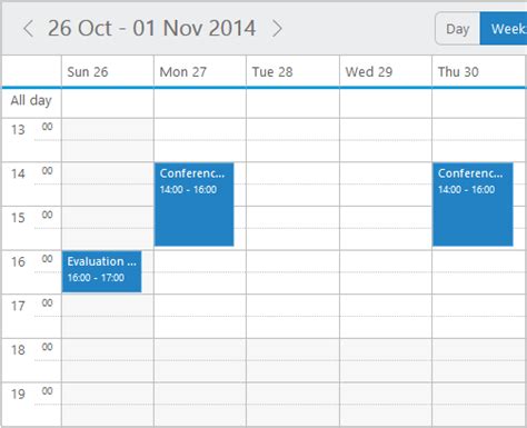 jquery scheduler control event calendar syncfusion