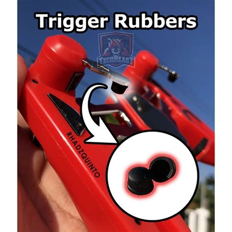 Pair Rubber Gamepad Triggers Button Replacement Pubg Cod Joystick L1r1