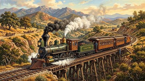 California Steam Train By Paranoiddunce On Deviantart