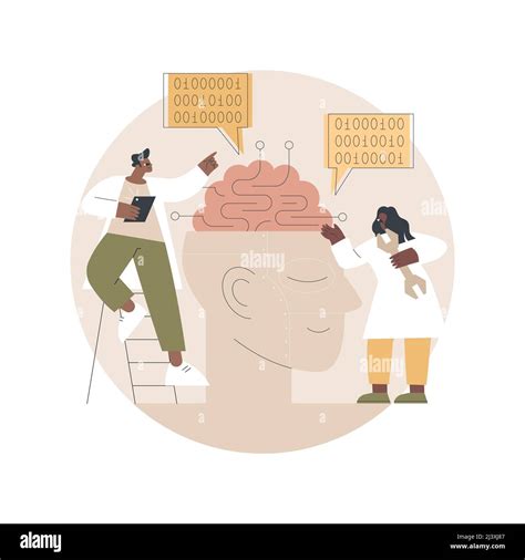 Artificial Intelligence Abstract Concept Vector Illustration Machine