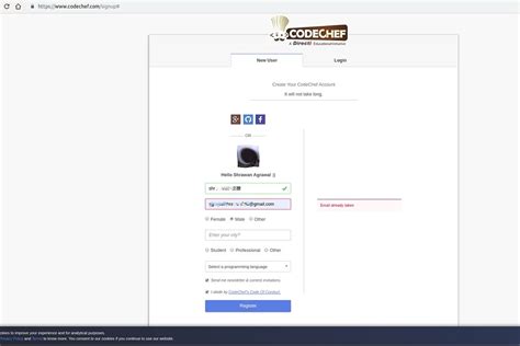 Codechef Account Not Working General Codechef Discuss