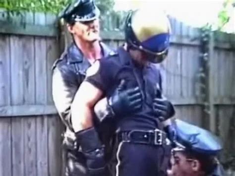Copnapped Leather Bikers And Cop