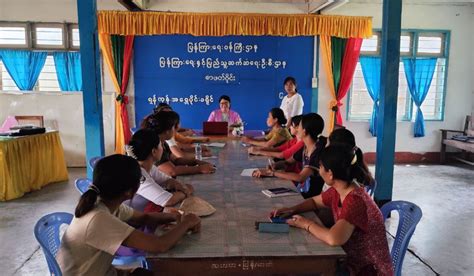 ရန်ကုန်အရှေ့ပိုင်းခရိုင်ရုံး၊ လူထုအခြေပြုဗဟိုဌာန Community Centre ၌ စာဖတ်ဝိုင်းပြုလုပ