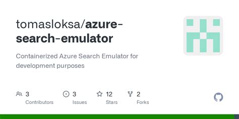 GitHub Tomasloksa Azure Search Emulator Containerized Azure Search Emulator For Development