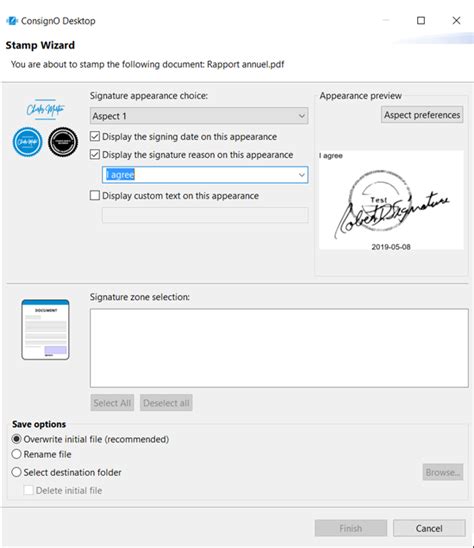 Official Document Stamp
