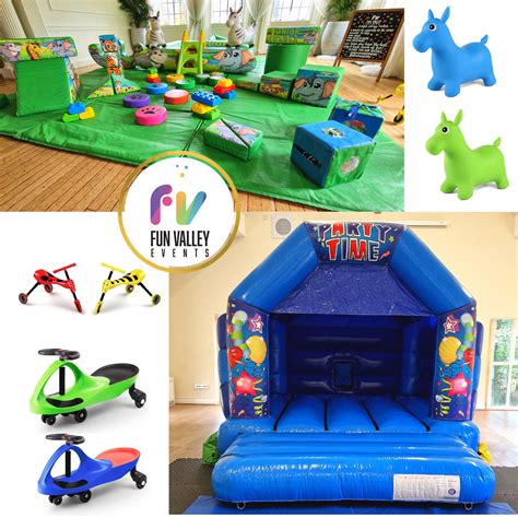 Bouncy Castle Ft X Ft Jungle Themed Soft Play Soft Play Wiggle Cars Hoppers And