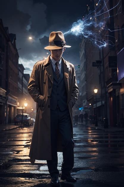 premium ai image psychic detective superhuman unraveling mysteries