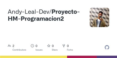 Github Andy Leal Devproyecto Hm Programacion2