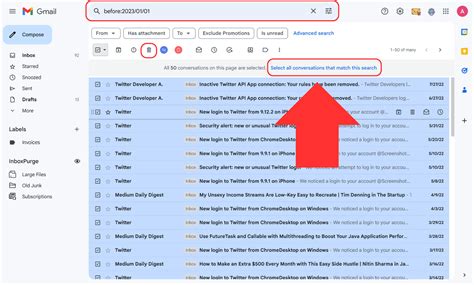 how to delete more than 50 emails in gmail quick and easy steps