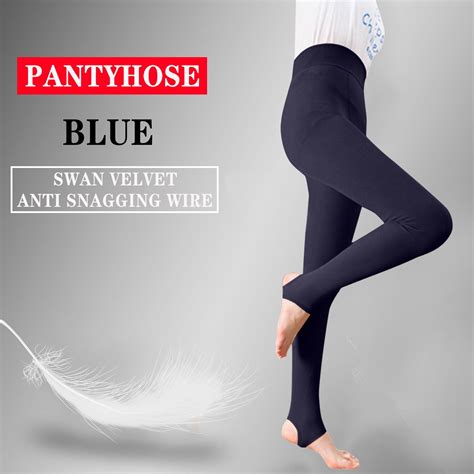 Womens Winter Leggings Warm Foot Pantyhose Bare Leg Artifact Womens
