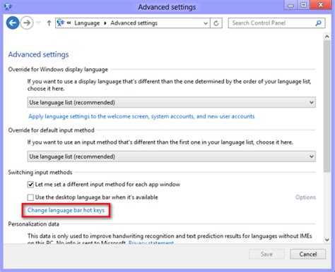 Configuring Language Settings In Windows 8